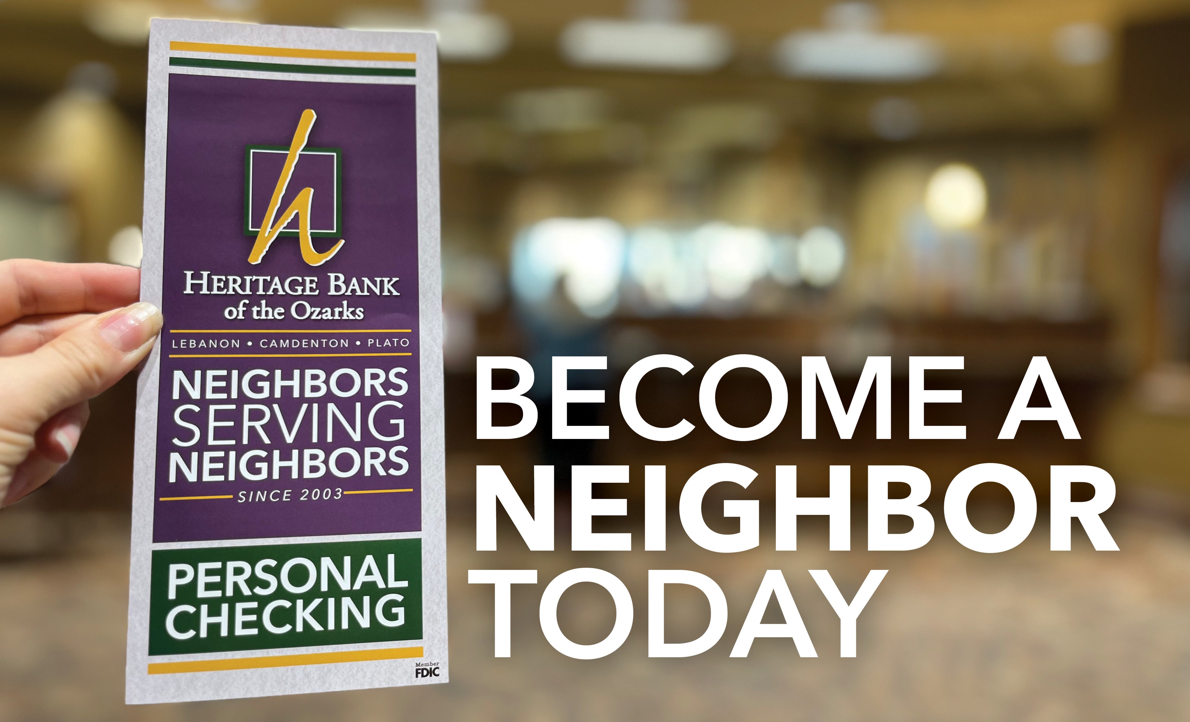 Heritage Bank of the Ozarks | Neighbors Serving Neighbors